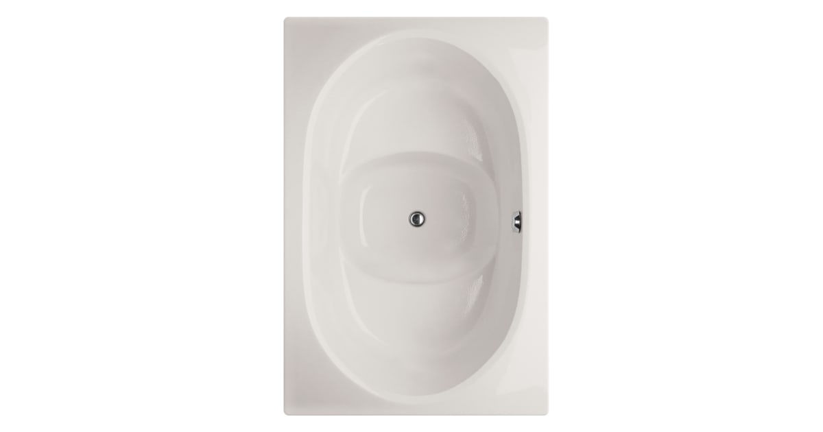 Hydrosystems FUJ6040ATO-WHI Fuji 60" Drop In Gel Coat Soaking Tub with ...