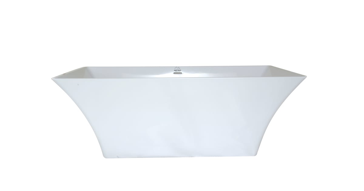 Hydrosystems HYD6834HTA-WHI-MAT Hyde 68" Free Standing Hydroluxe SS Air ...