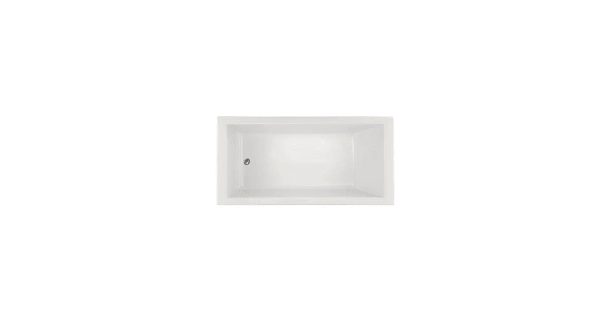 Hydrosystems LAC6636ATO-WHI Lacey Drop In Acrylic Soaking Tub with ...