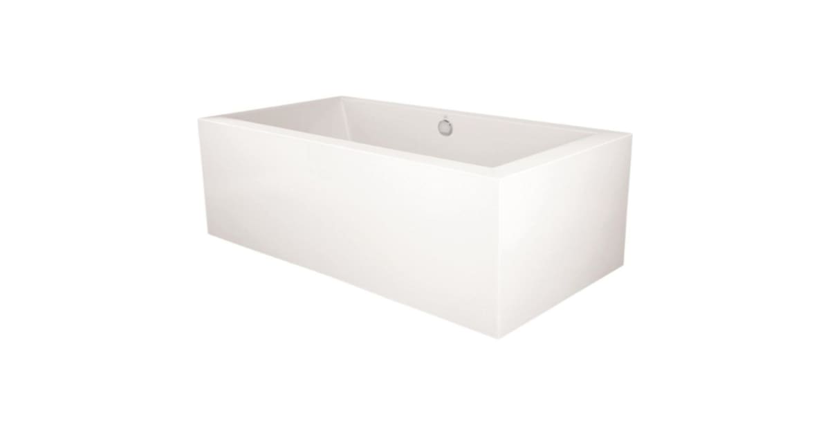 Hydrosystems MCH7238ATO-WHI Free Standing Acrylic Soaking Tub with ...