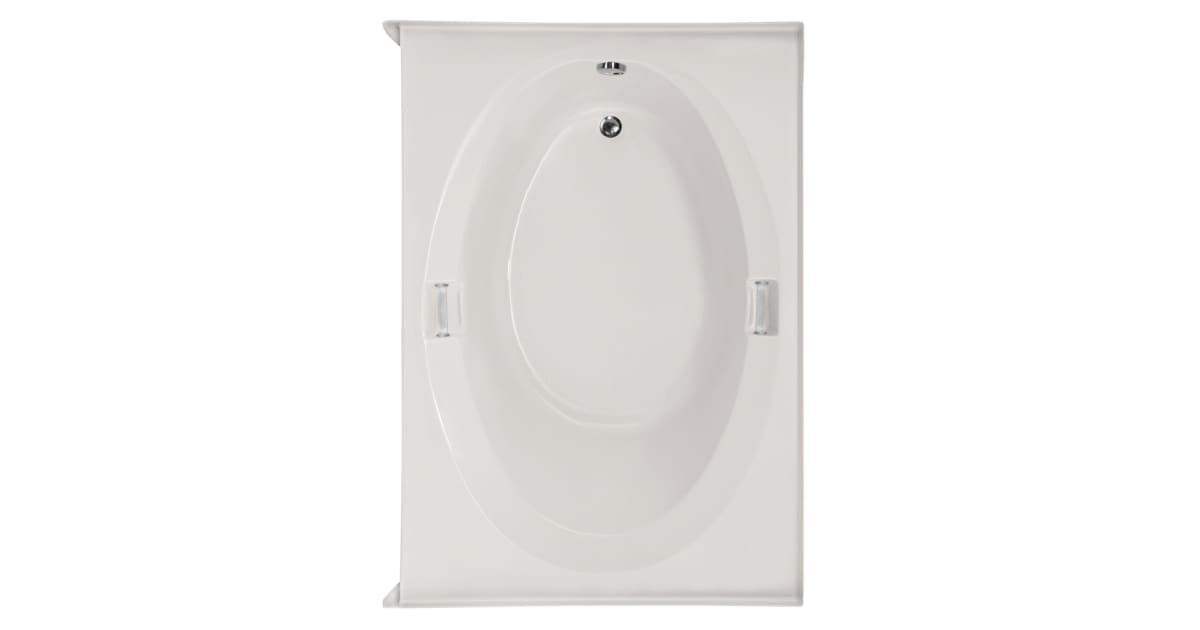 Hydrosystems MRL6030ATO-WHI Marlie 60" Drop In Acrylic Soaking Tub with ...