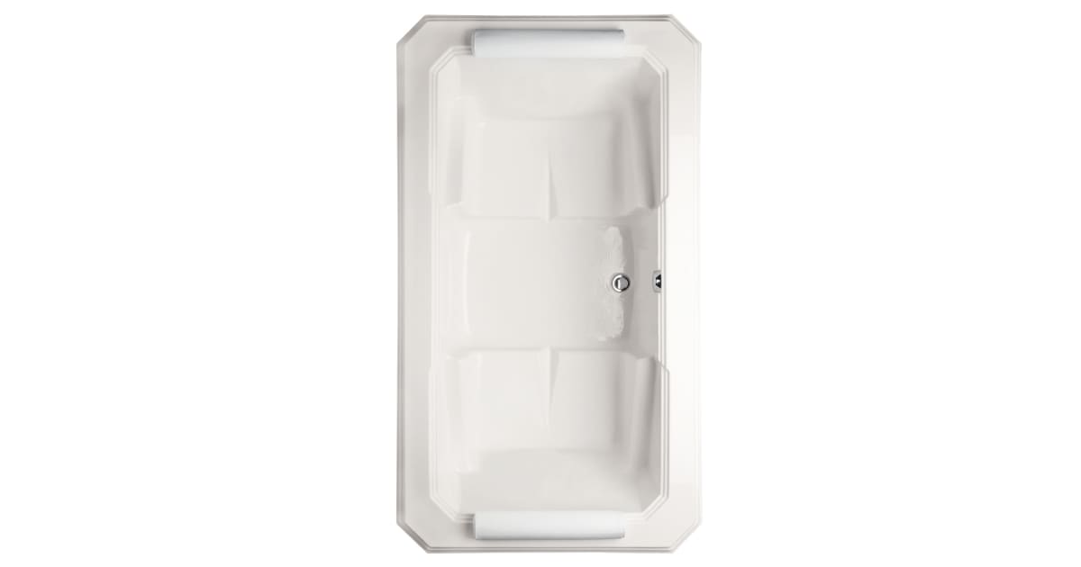 Hydrosystems MYS7844ATO-WHI Mystique 84" Drop In Acrylic Soaking Tub ...