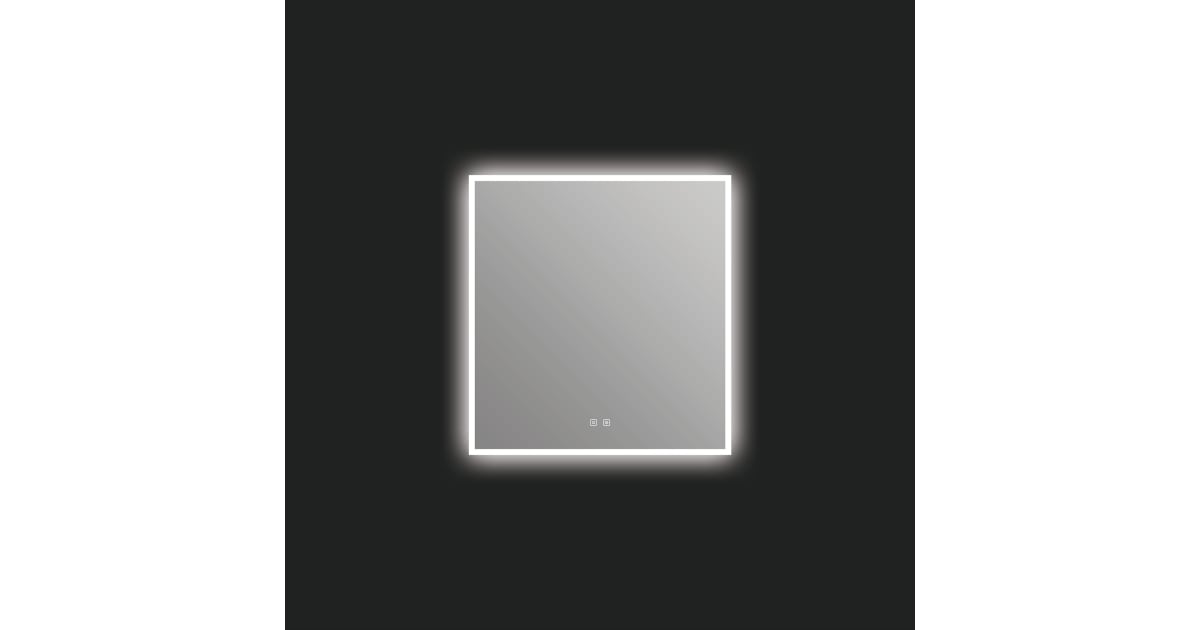 ICO Bath IC1030 Camden 30" W x 32" H Modern Rectangular Aluminum ...