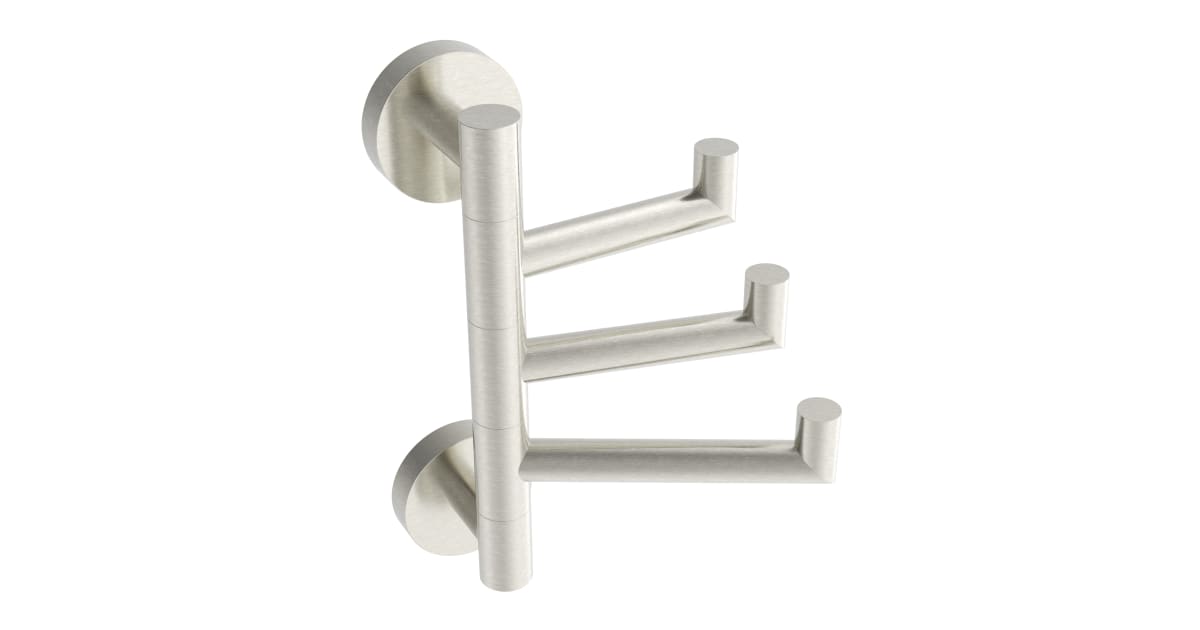 ICO Bath V67274 Lava Swivel Triple Robe Hook | Ferguson Home