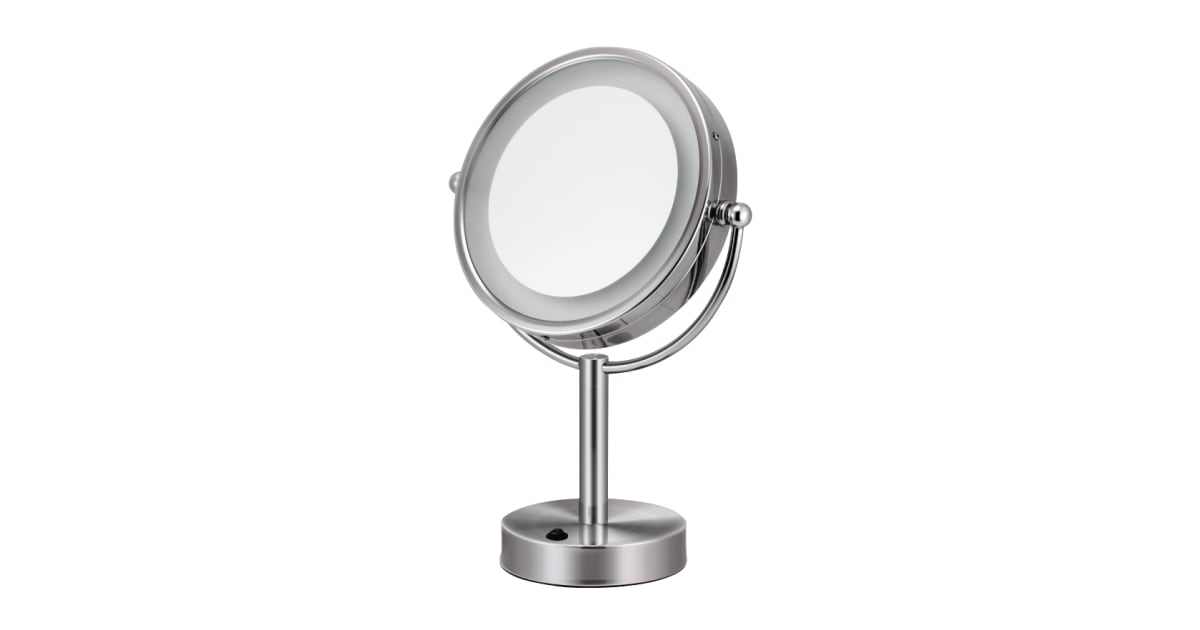 ICO Bath V9014 Volkano 10-7/8" W x 16" H Modern Circular Framed ...