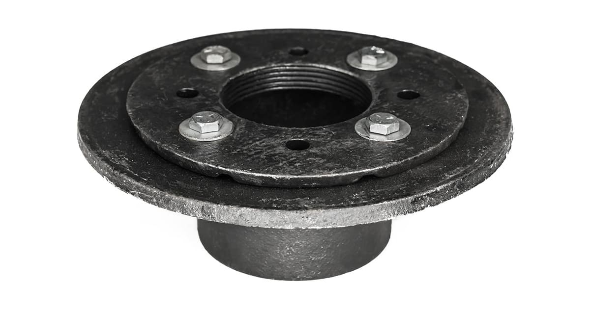 Infinity Drain CDIC 22 Clamp Down Cast Iron Drain with 2" Throat and 2 ...