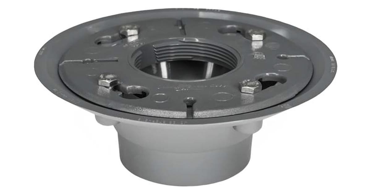 Infinity Drain CDPB 22 Clamp Down PVC Drain with 2" Throat and 2 ...