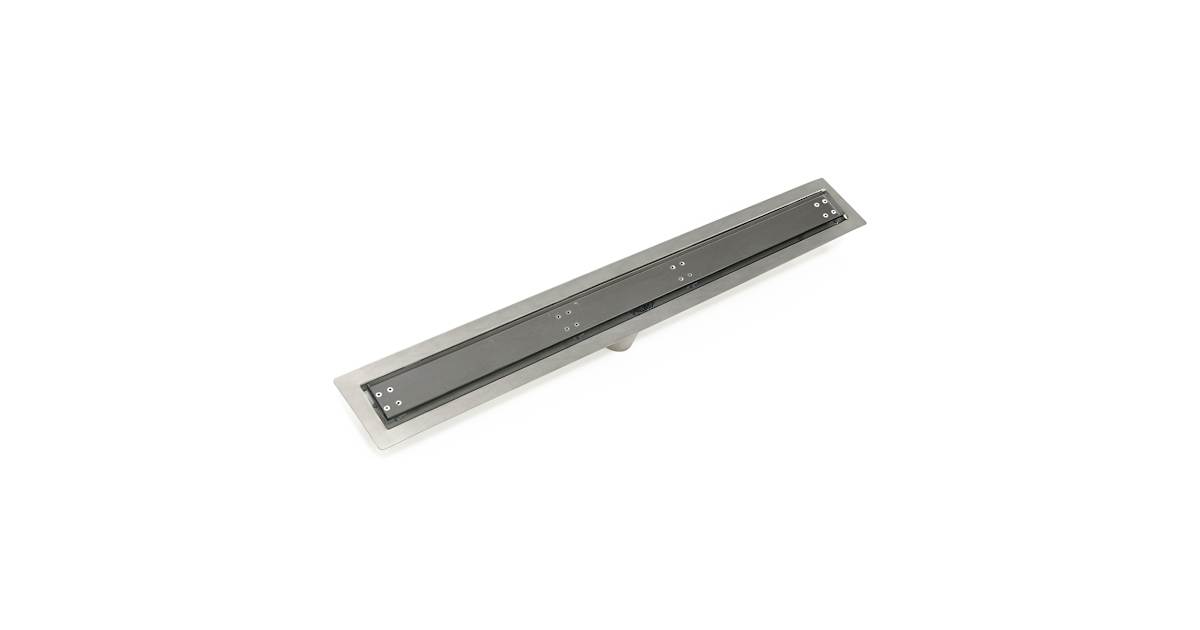 Infinity Drain FFTIF 6560 GM 60" FFTIF 65 Linear Drain Kit with Tile ...