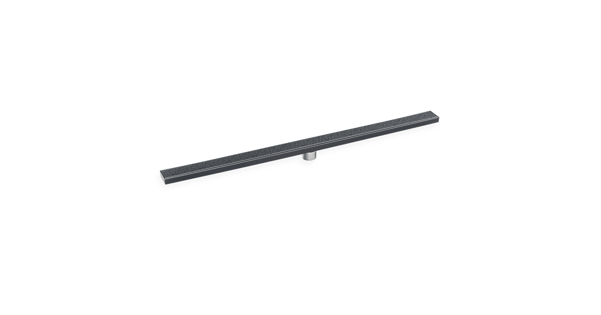 Infinity Drain FXGR 6548 GM 48" FXGR 65 Linear Drain Kit with Adhesion ...