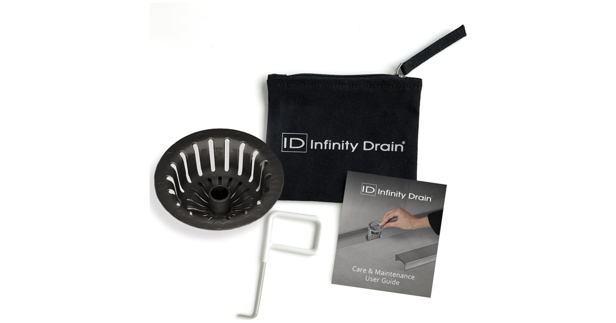 Infinity Drain HMK-C4B-D Hair Maintenance Kit – Includes Maintenance Guide, DKEY Lift-Out Key ...