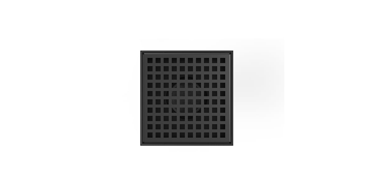 Infinity Drain LQ5-2 GM 5"x5" LQD 5 Squares Pattern Center Drain - 2 ...