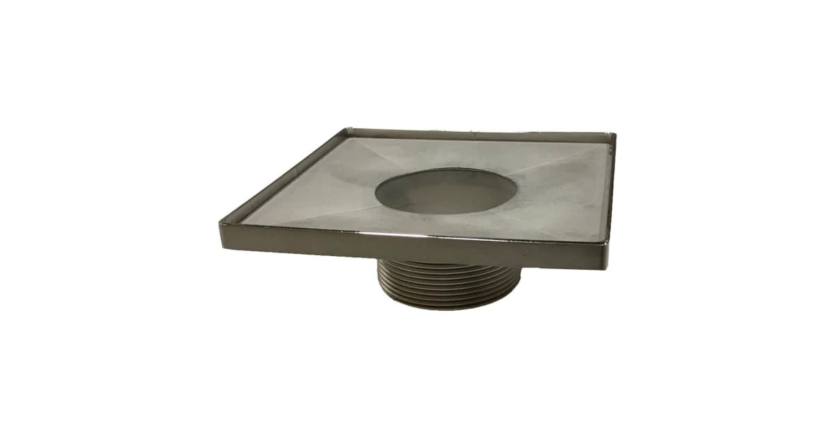 Infinity Drain T 52-ORB 5" Square Tile Drain 2" Throat Only - Less ...