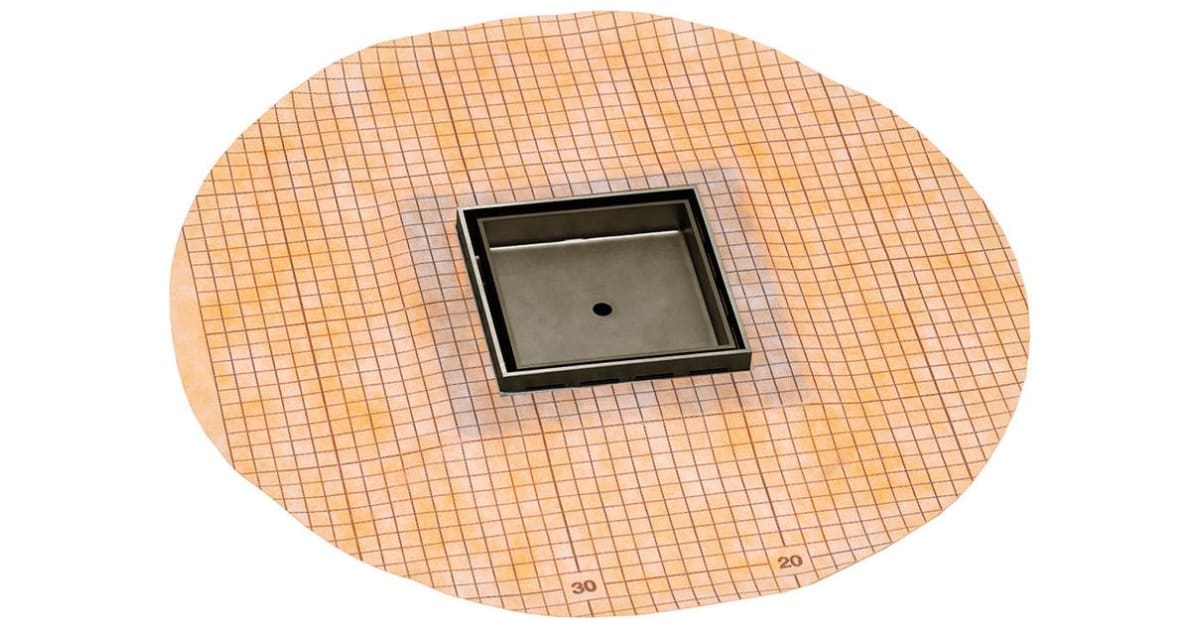 Infinity Drain TDLFS 5-2A GM 5” x 5” Flanged Tile Premium Center Drain ...