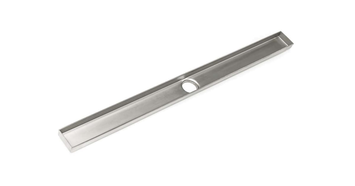 Infinity Drain XC 6560 SS 48" Stainless Steel Fixed Channel for Select ...