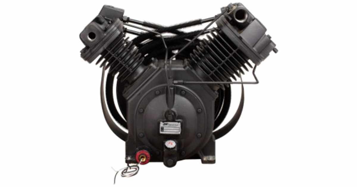 Ingersoll Rand 18002436 15-HP Two-Stage Bare V-Twin Air Compressor Pump ...