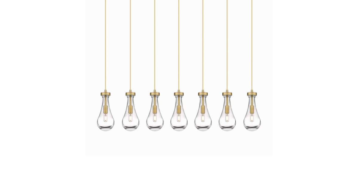 Innovations Lighting 127-451-1P-BB-G451-5CL Owego 7 Light 49" Wide ...