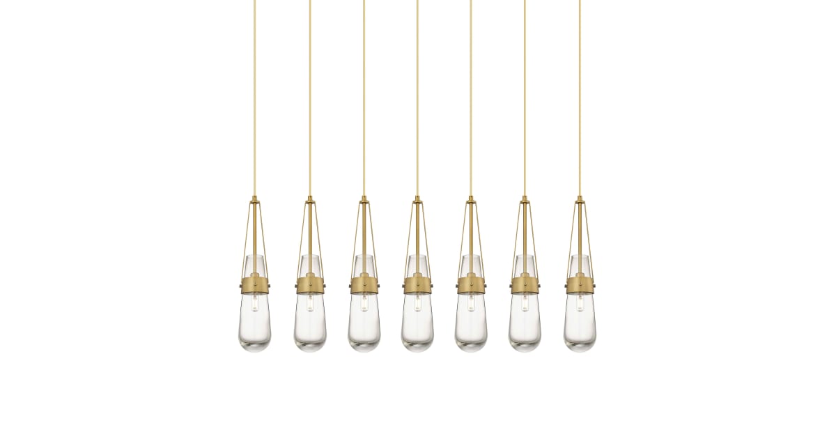 Innovations Lighting 127-452-1P-BB-G452-4CL Milan 7 Light 49" Wide ...