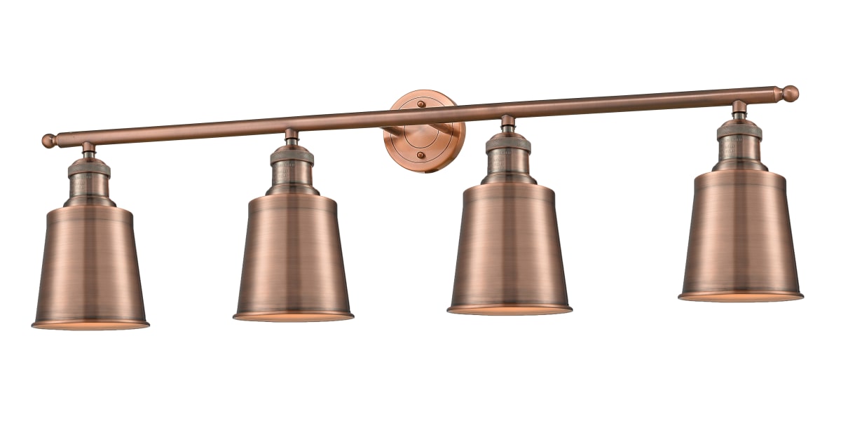 Innovations Lighting 215-AC-M9 Addison 4 Light 42" Wide Vanity Light ...