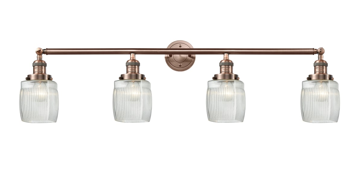 Innovations Lighting 215-AC-G302 Colton 4 Light 42" Wide Bathroom ...