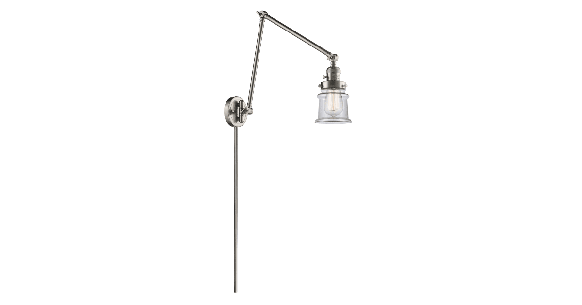 Innovations Lighting 238-SN-G182S Small Canton Single Light 30" Tall ...