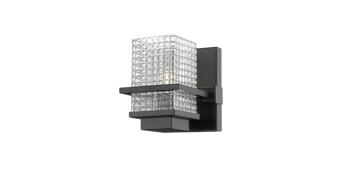 Innovations Lighting 310-1W-BK-CL Wellfleet Wall Sconce | Ferguson Home