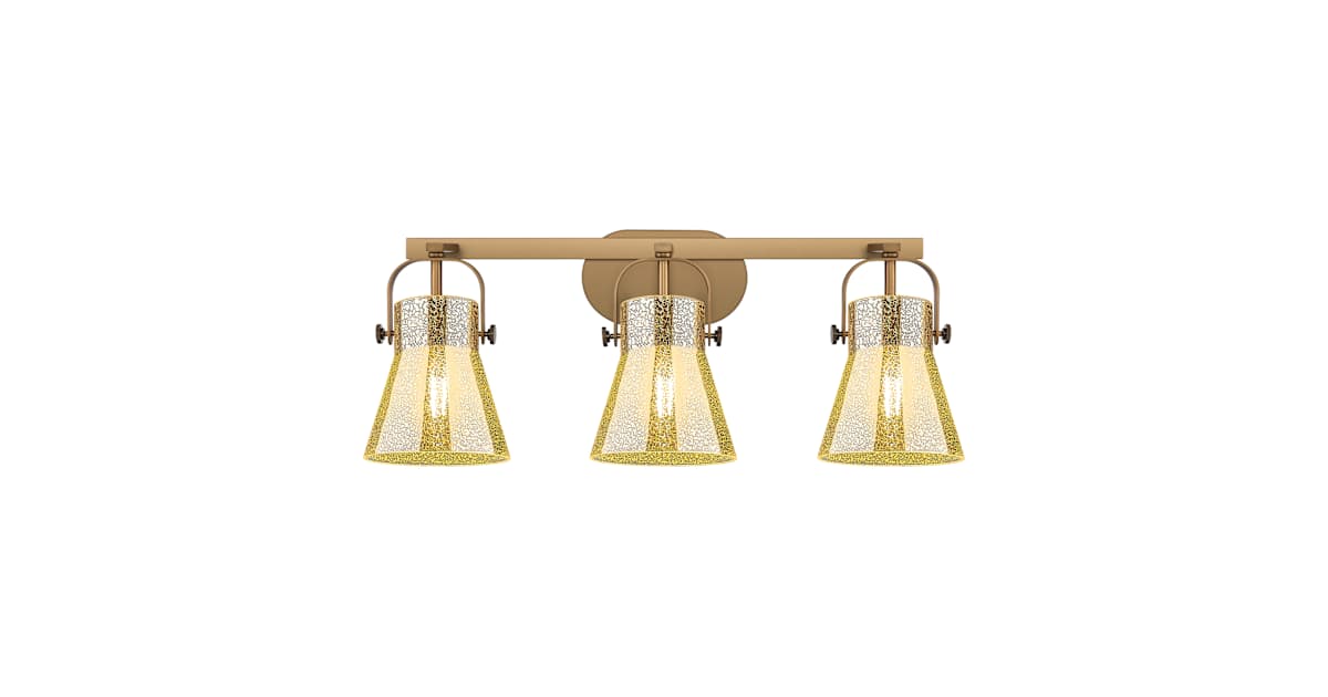 Innovations Lighting 423-3W-BB-G411-6ME Pilaster II Cone 3 Light 27 ...
