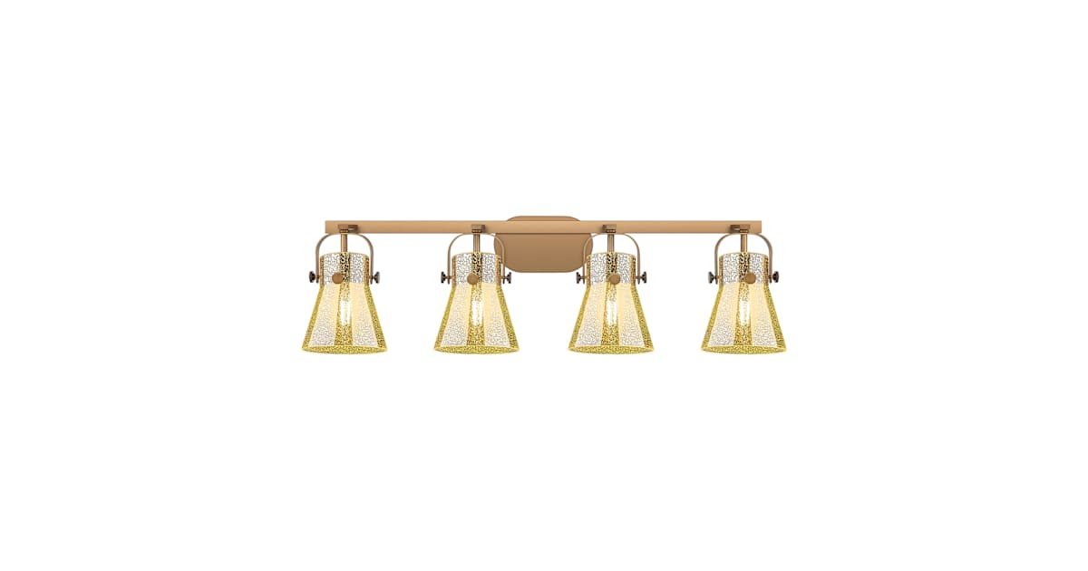 Innovations Lighting 423-4W-BB-G411-6ME Pilaster II Cone 4 Light 37 ...