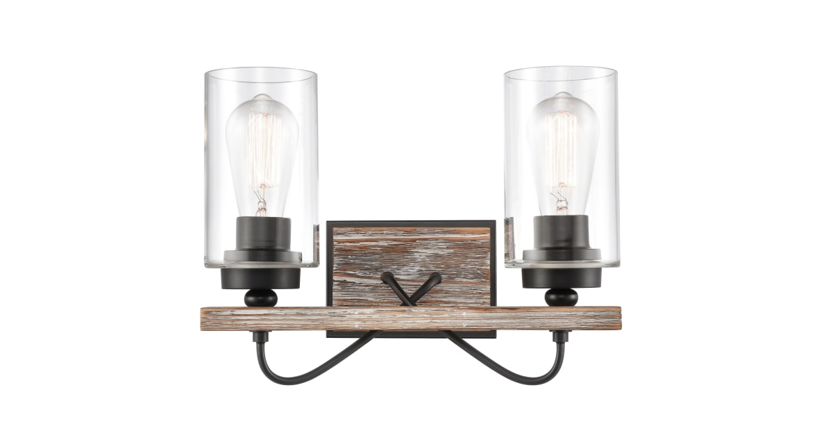 Innovations Lighting 442-2W-BK-G4422 Paladin 2 Light 14" Wide Vanity ...