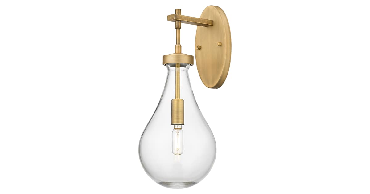 Innovations Lighting 451-1W-BB-G451-7CL Owego 18" Tall Bathroom Sconce ...