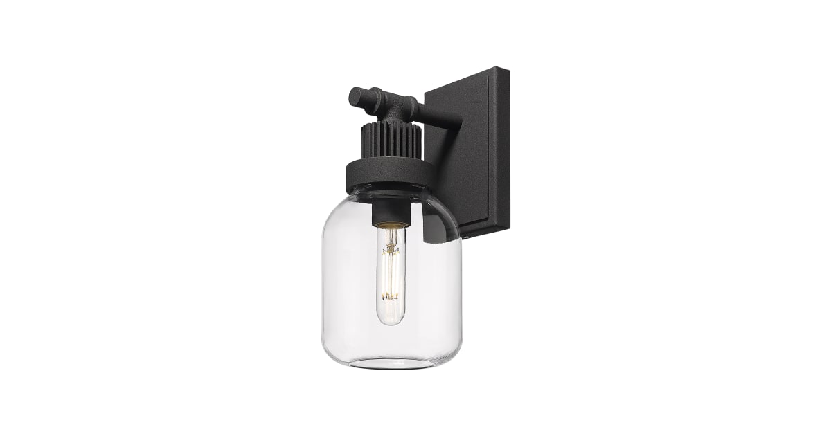 Innovations Lighting 472-1W-TBK-G472-6CL Somers 7" Tall Wall Sconce ...