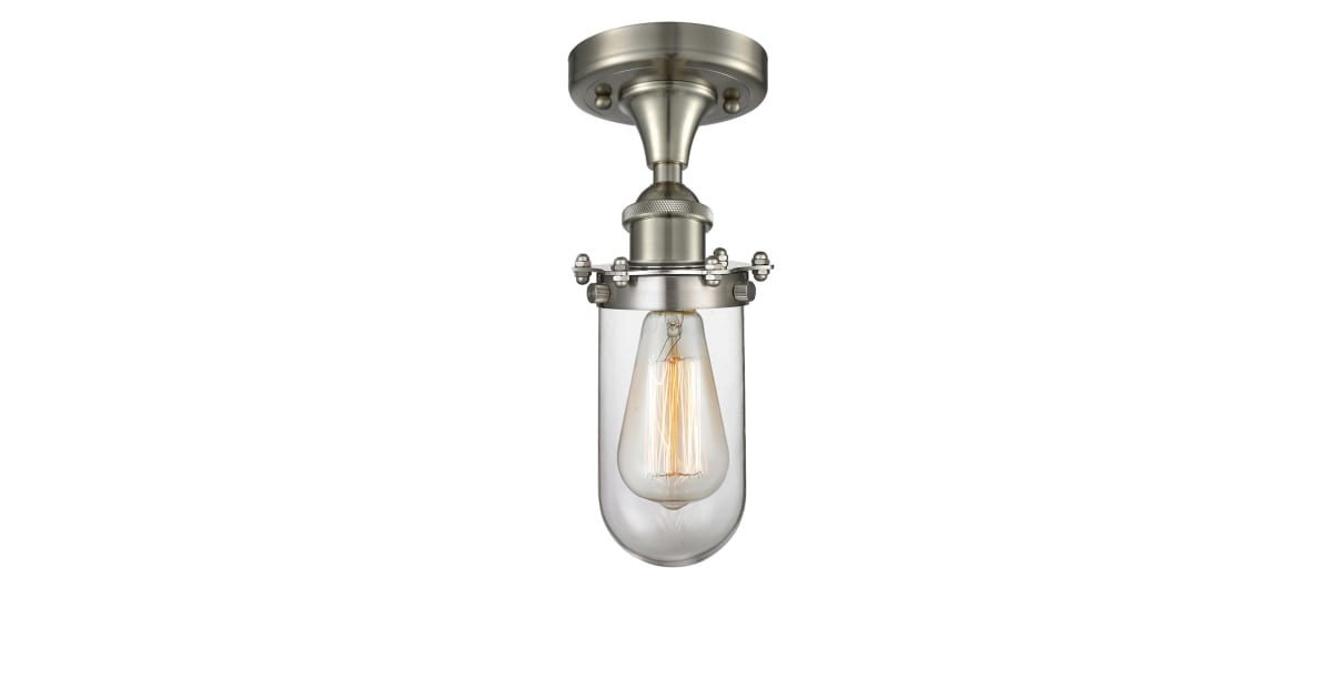 Innovations Lighting 516-1C-SN-232-CL Kingsbury Single Light 6" Wide ...