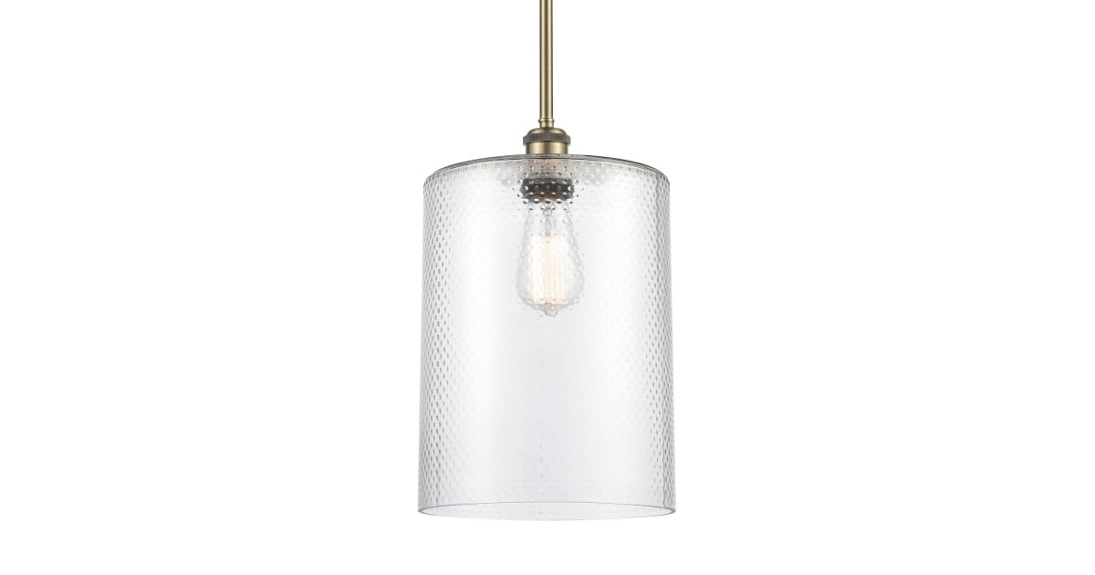 Innovations Lighting 516-1S-AB-G112-L Cobbleskill 9" Wide Mini Pendant ...