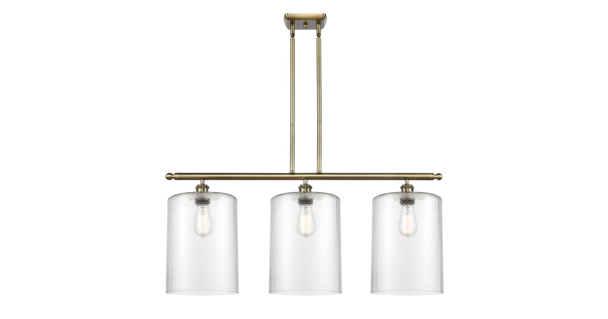 Innovations Lighting 516-3I-AB-G112-L Cobbleskill 3 Light 36" Wide ...