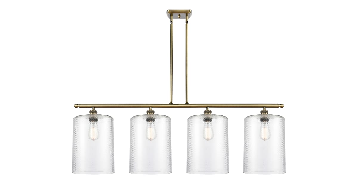 Innovations Lighting 516-4I-AB-G112-L Cobbleskill 4 Light 48" Wide ...