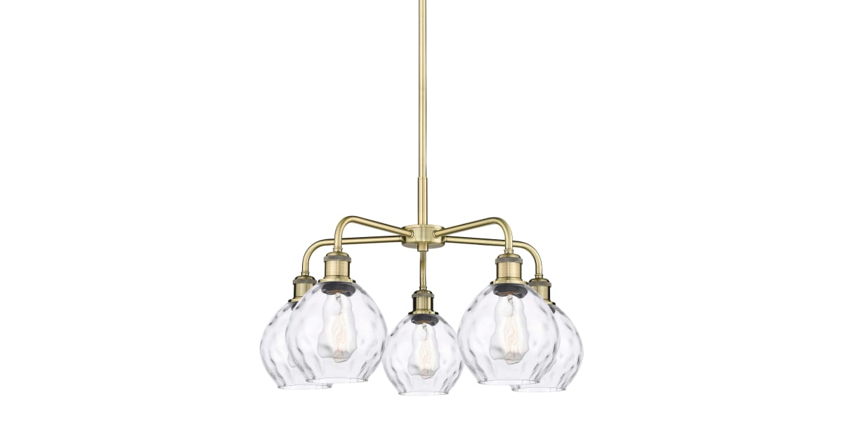 Innovations Lighting 516-5CR-AB-G362 Waverly 5 Light 24" Wide ...