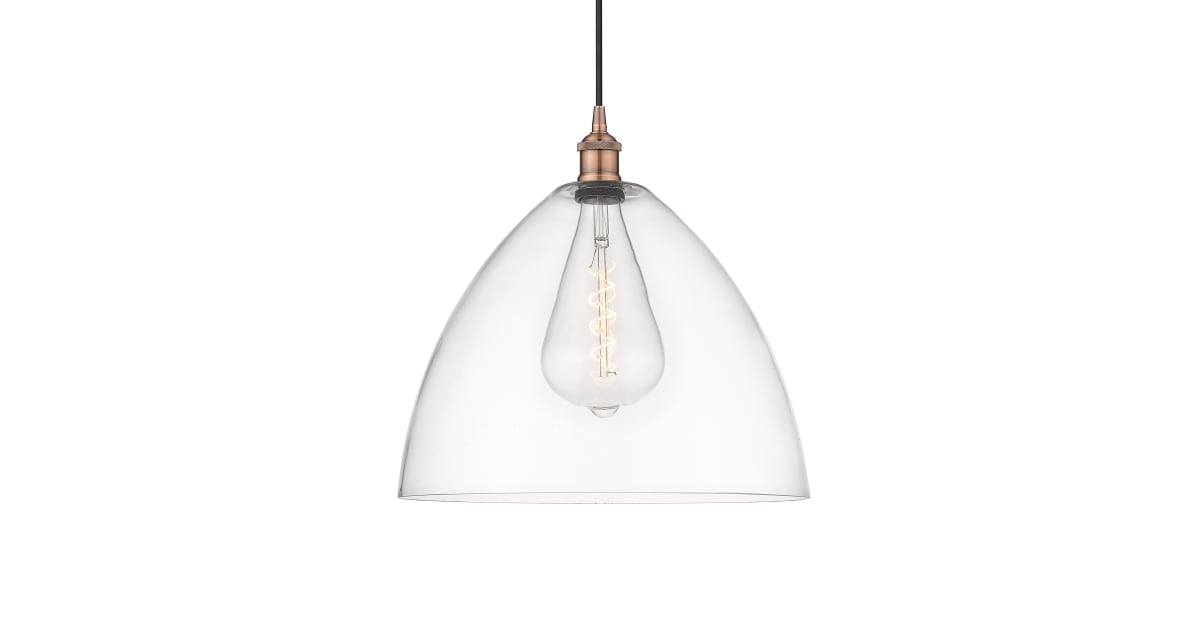 Innovations Lighting 616-1P-AC-GBD-162 Edison Dome 16" Wide Pendant ...