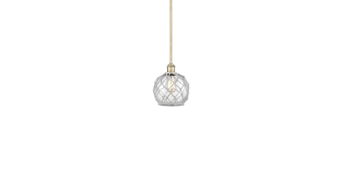 Innovations Lighting 616-1S-AB-G122-8RW Farmhouse Rope 8" Wide Mini ...
