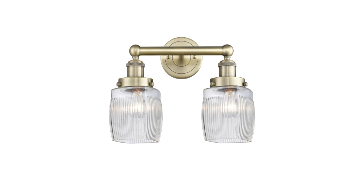 Innovations Lighting 616-2W-AB-G302 Colton 2 Light 15" Wide Vanity Light | Ferguson Home