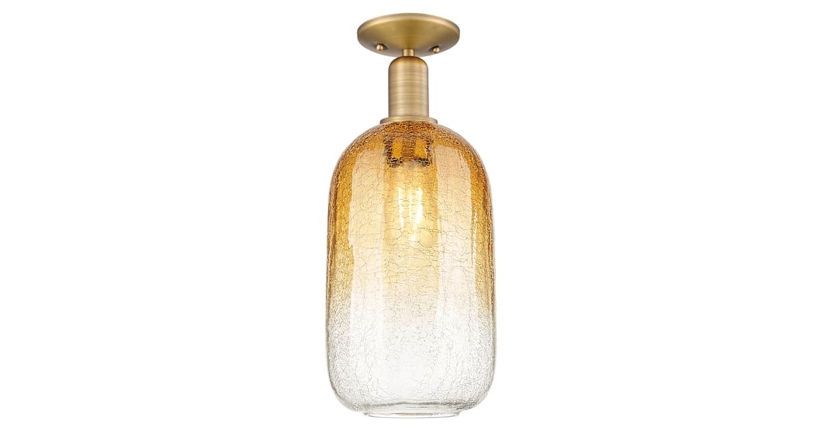 Innovations Lighting 716-1C-BB-G482-7AM Brookhaven Cloche 7" Wide Semi ...