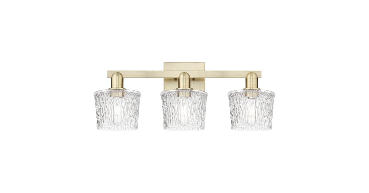 Innovations Lighting 716-3W-AB-G402 Niagara 3 Light 26" Wide Vanity ...