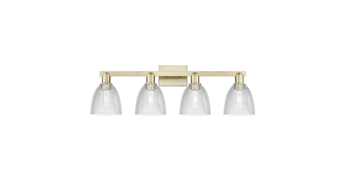 Innovations Lighting 716-4W-AB-G382 Castile 4 Light 33" Wide Vanity ...