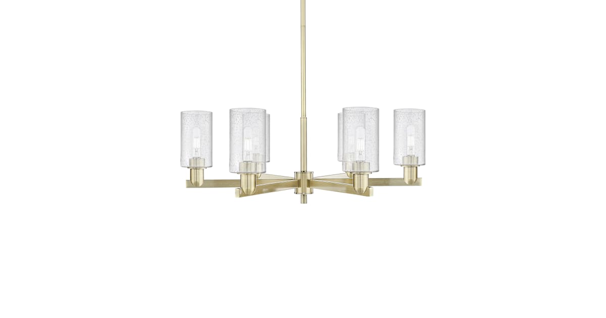 Innovations Lighting 716-6CR-AB-G804 Clymer 6 Light 34" Wide Chandelier ...