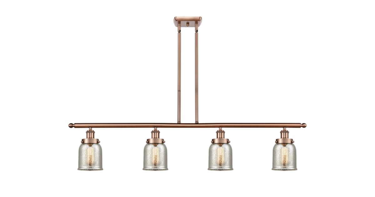 Innovations Lighting 916-4I-AC-G58 Bell 4 Light 48" Wide Linear Pendant ...
