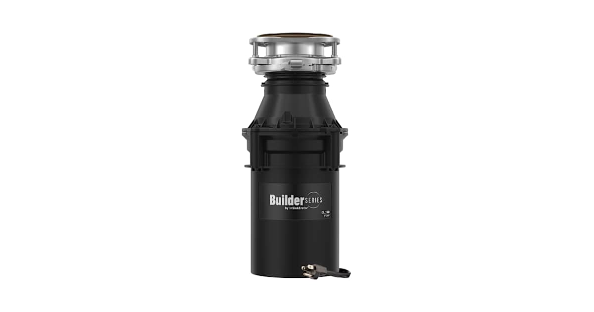 InSinkErator BLD50 W/C Builder 1/2 HP Continuous Garbage Disposal ...