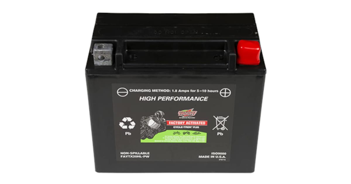 Interstate Batteries IFAITX20HLPW 12V 310 Cold Cranking Amps (CCA) AGM ...