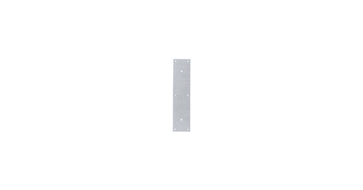 Ives 820028416 4" x 16" Aluminum Push Plate | Ferguson Home