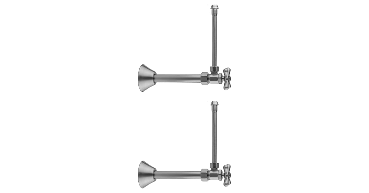 Jaclo 5812X-62CT-PCH Multi Turn Angle Pattern 5/8" O.D. Compression ...