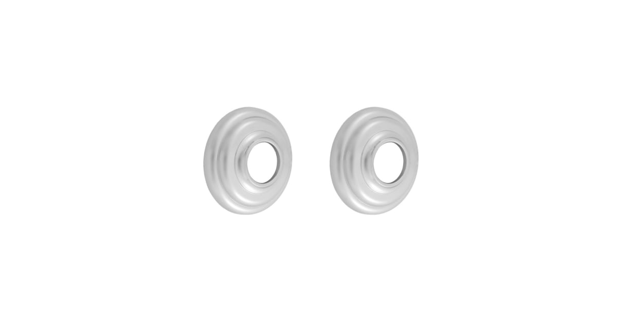Jaclo 6203-PCH Brass Traditional Shower Curtain Rod Flanges | Ferguson Home