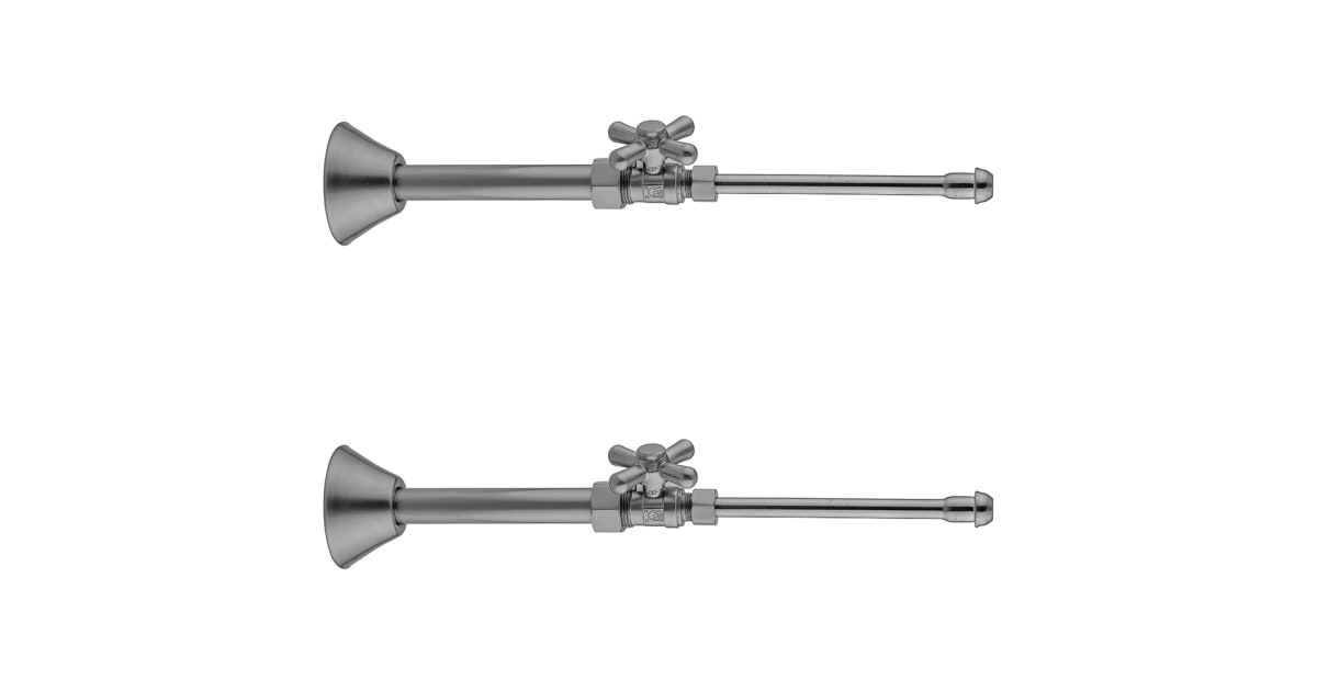 Jaclo 622-62CT-MBK Multi Turn Straight Pattern 1/2" IPS x 3/8" O.D ...