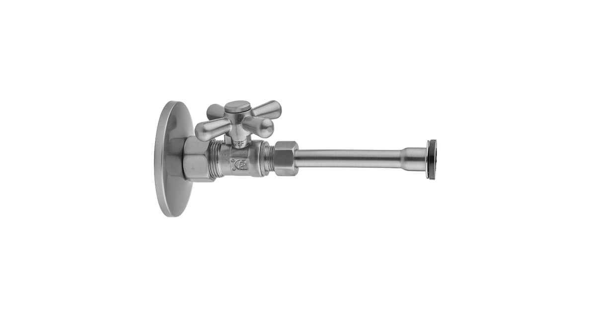 Jaclo 622-72-MBK Quarter Turn Angle Pattern 3/8" IPS x 3/8" O.D. Toilet ...